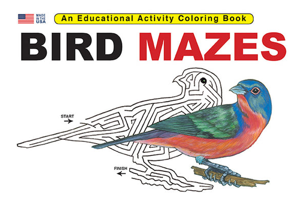 BIRD MAZES 8.5 X 11: Digital Download of An Educational Activity Color ...