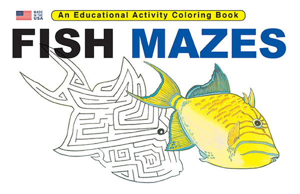FISH MAZES 8.5 X 11: Digital Download of An Educational Activity Color ...